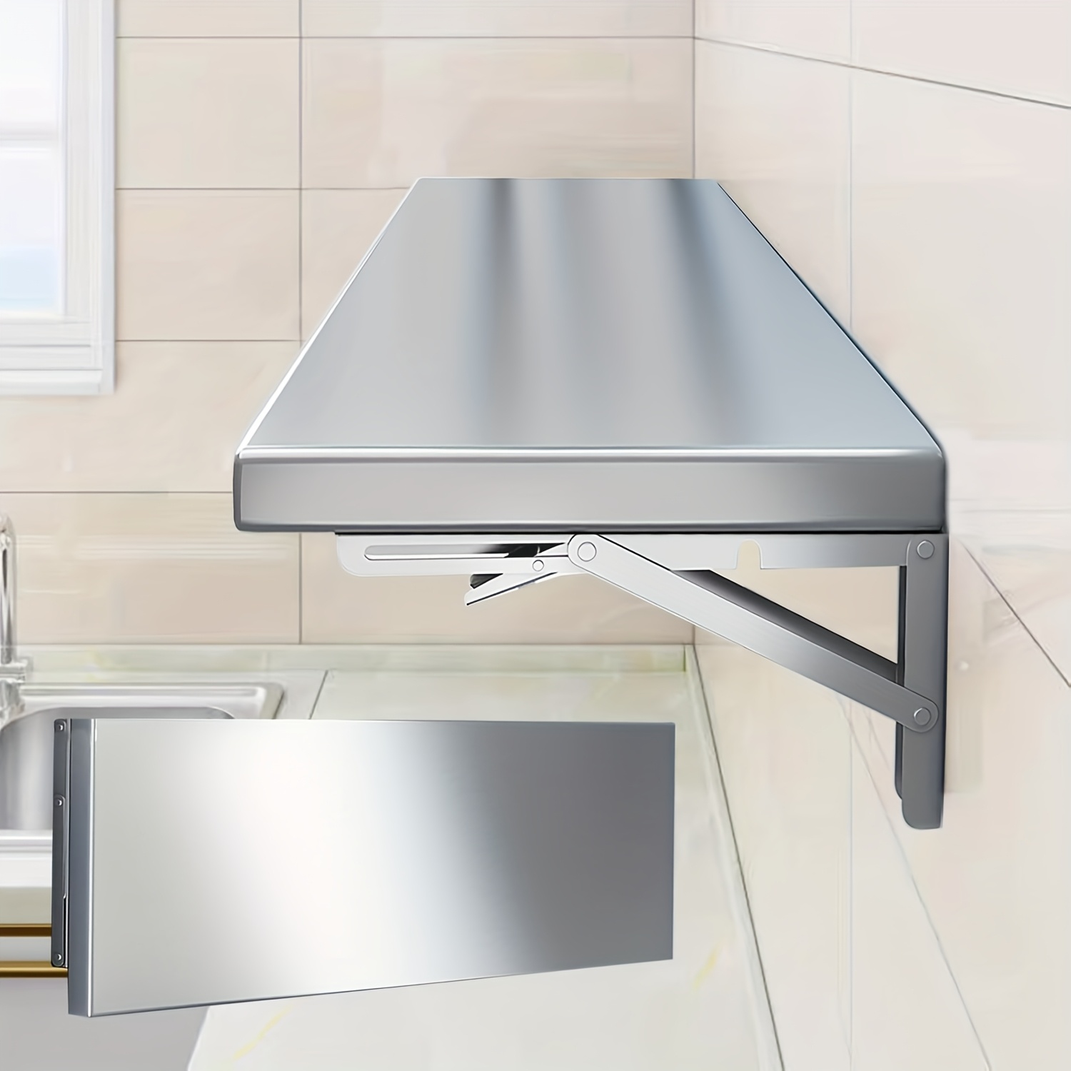 wall mounted folding table sold on Temu United States