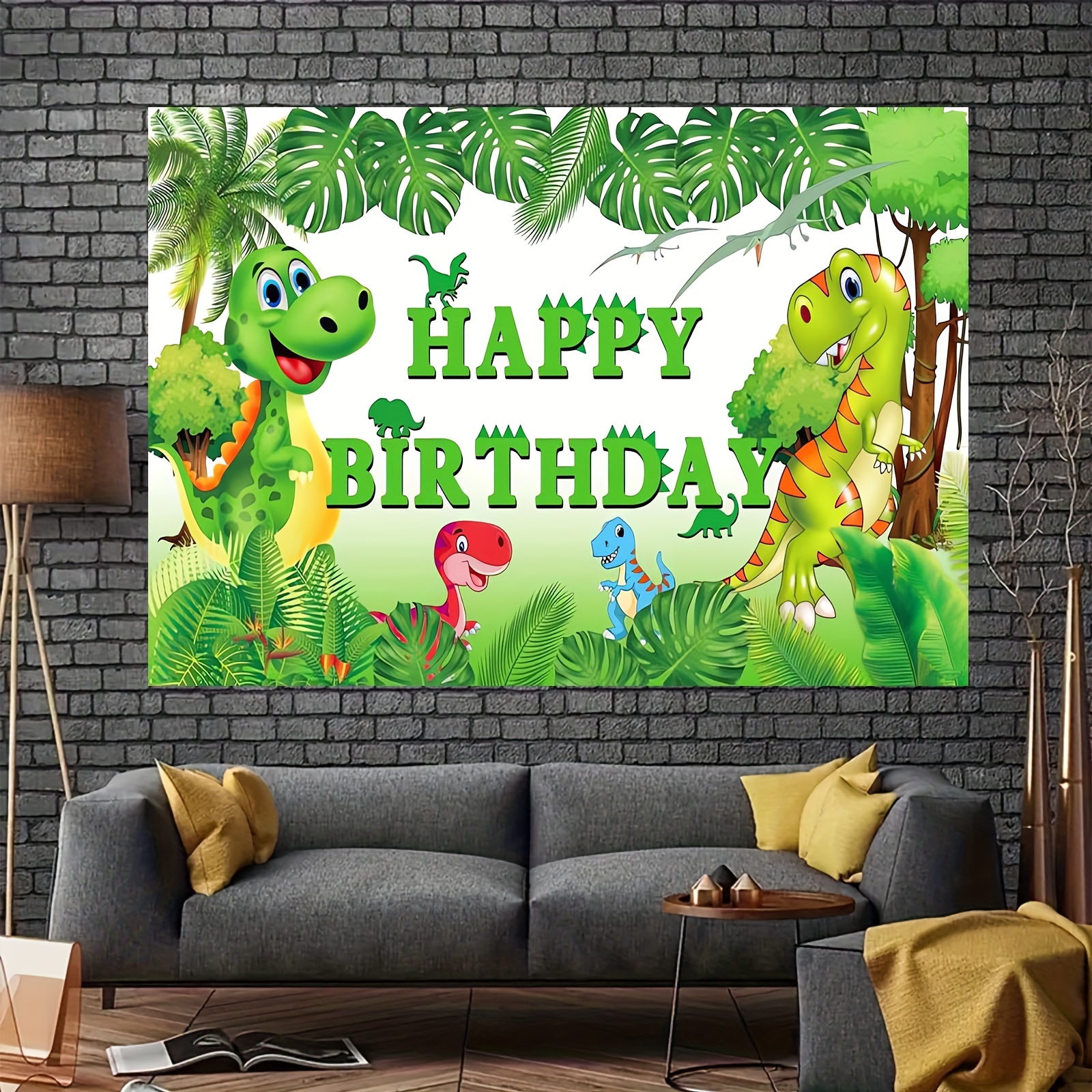 Photography Backdrop Dinosaur Birthday Background Photo - Temu Australia