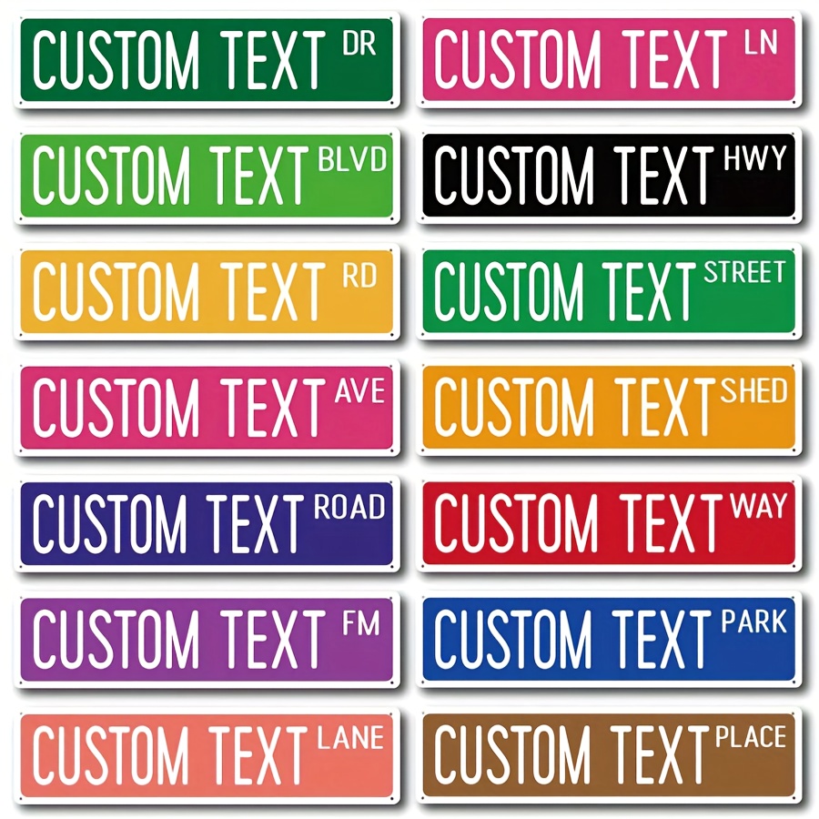 personalised signs sold on Temu Australia