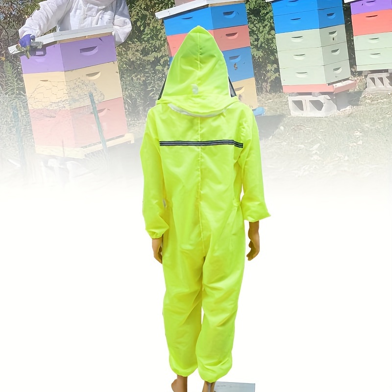 Beekeeping Protective Suit Breathable Veil Hood Cotton Full - Temu ...