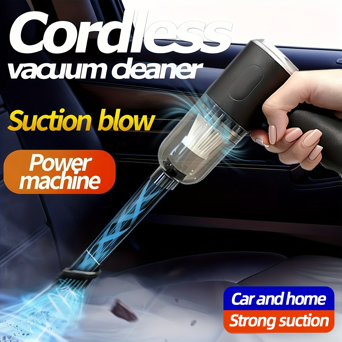 power handheld vacuum cleaner sold on Temu United States