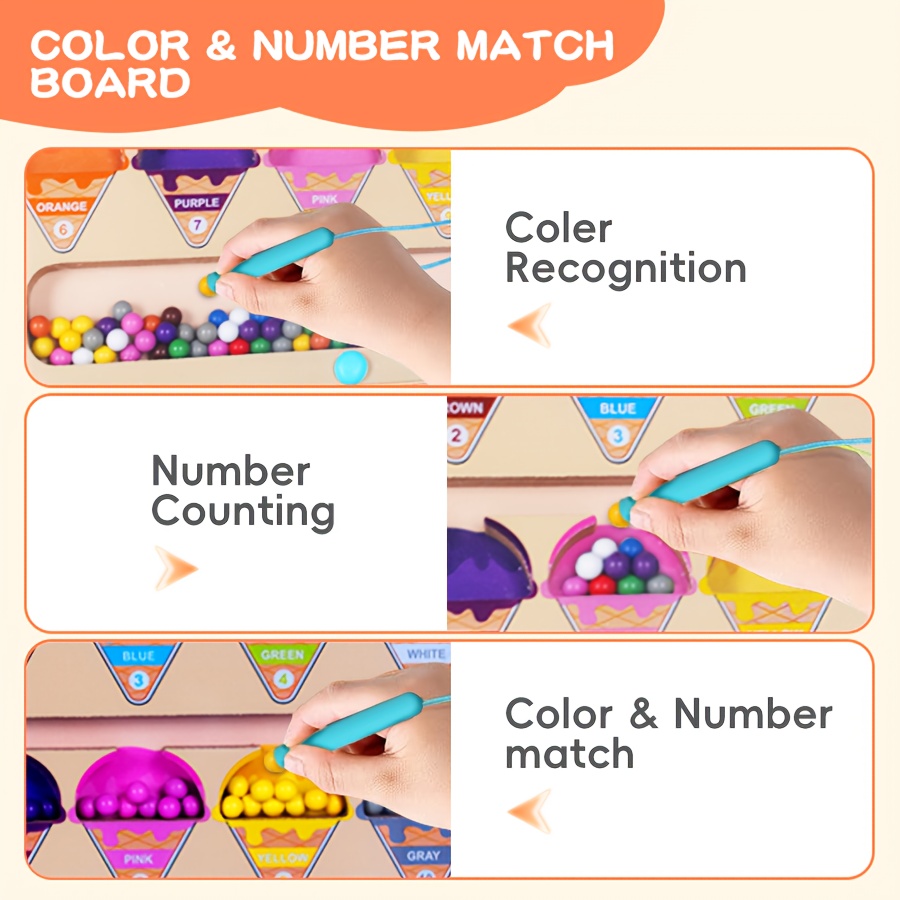 wooden magnetic maze puzzle board color number sorting - Temu