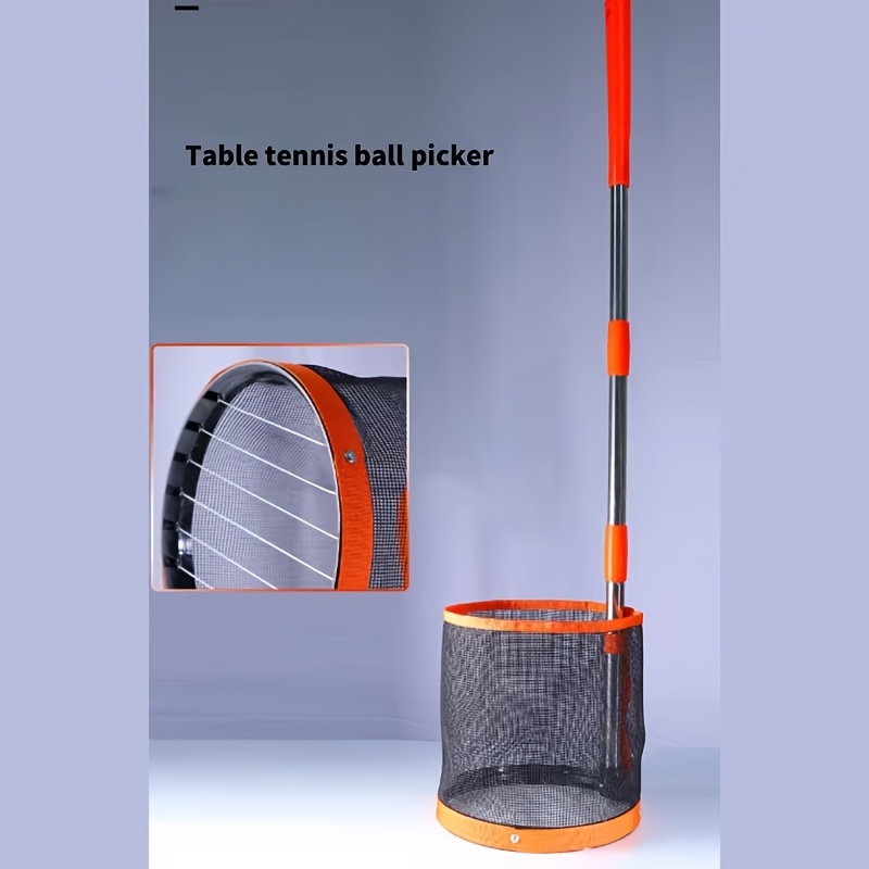 Ping Pong Ball Bucket Table Tennis Ball Picker Upper - Retractable Ping ...