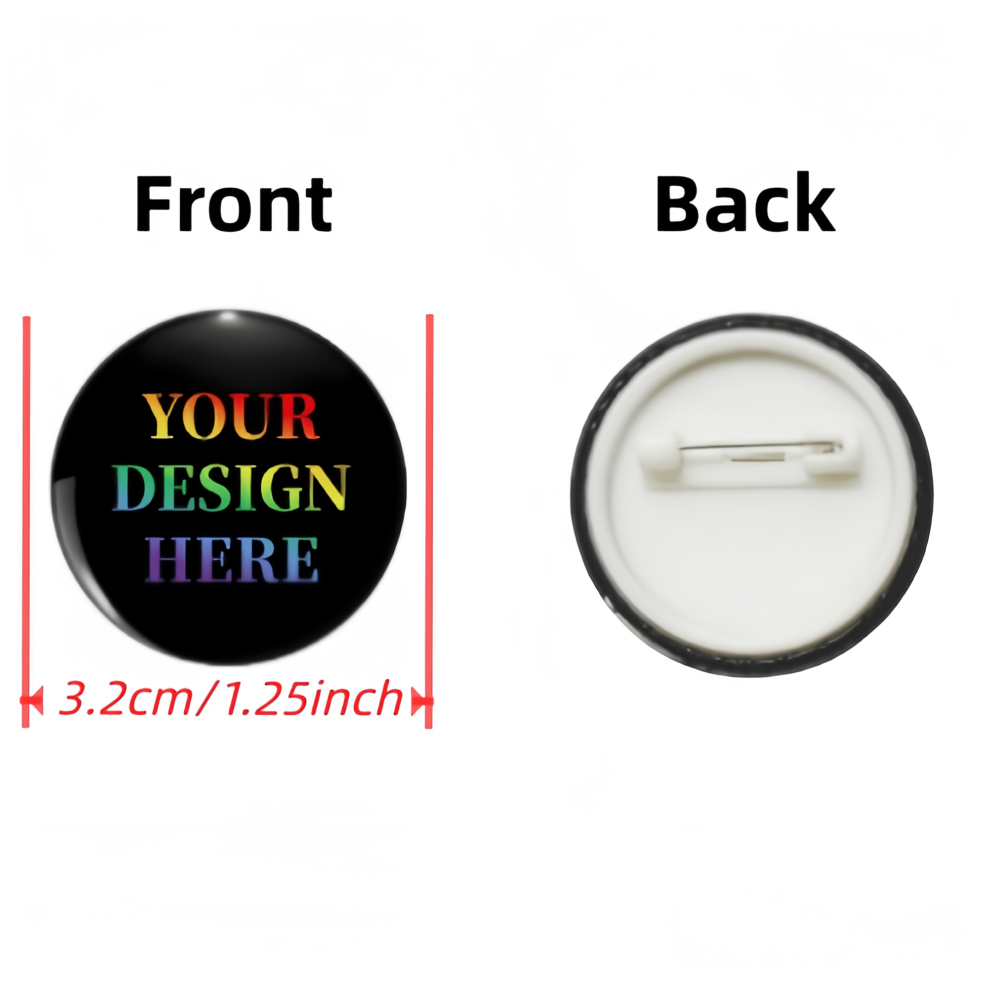 custom pin sold on Temu United States