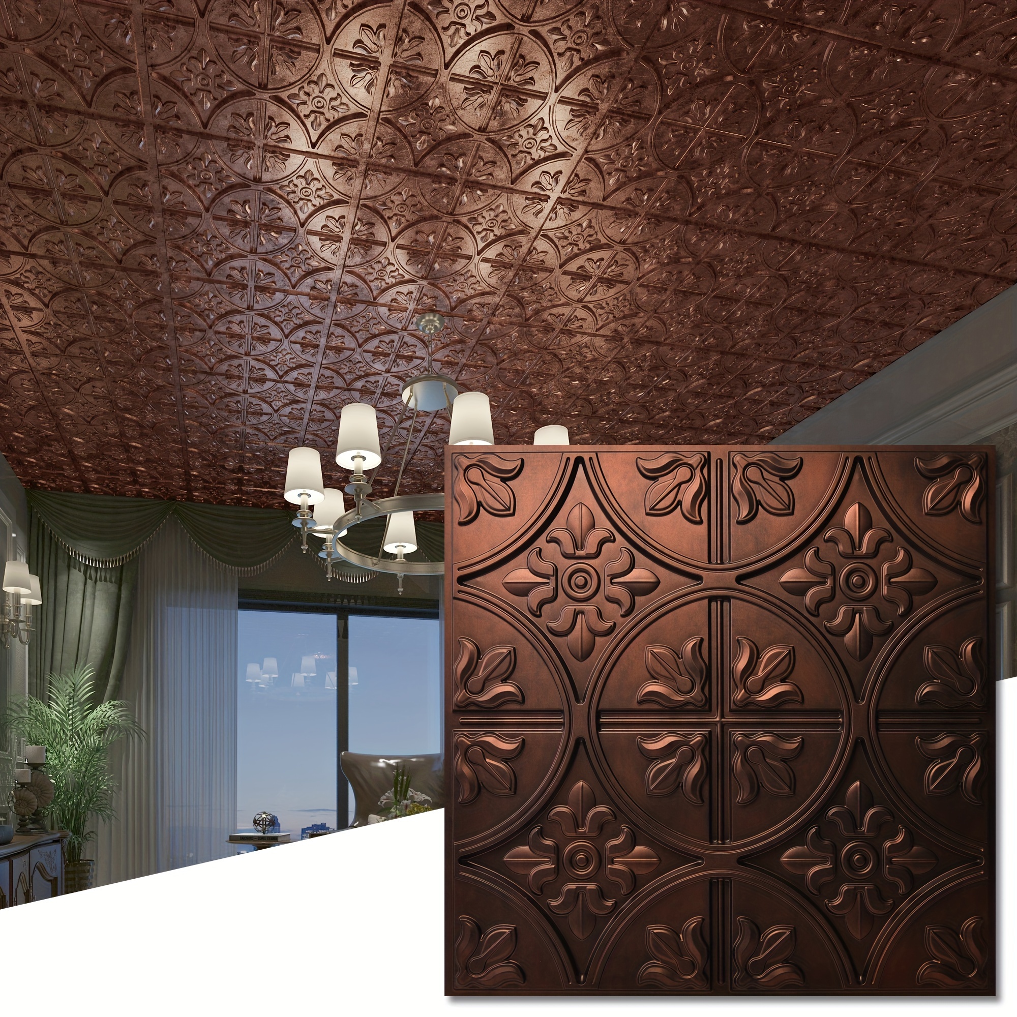 ceiling tiles sold on Temu United States