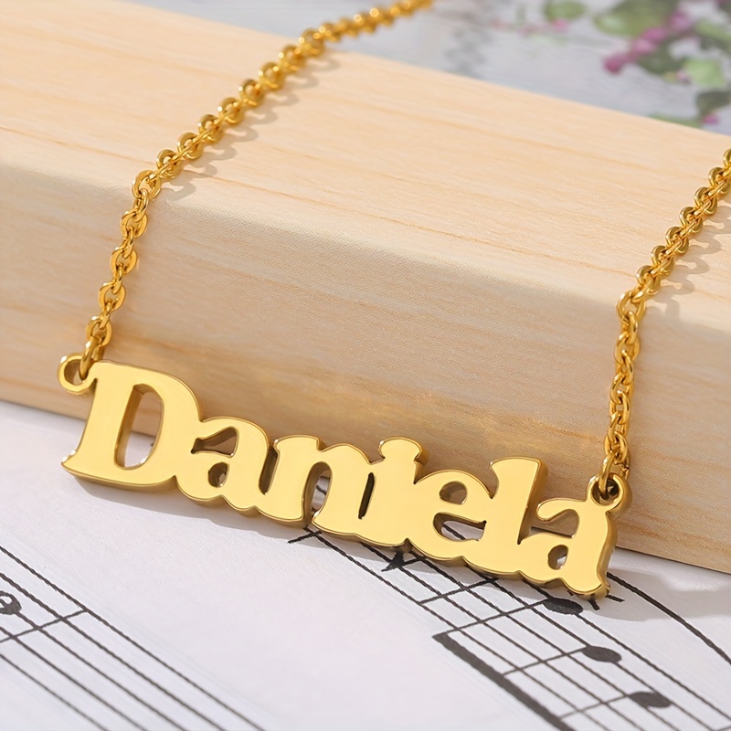 Simple Personalized Diy Customized English Letter Name - Temu United ...