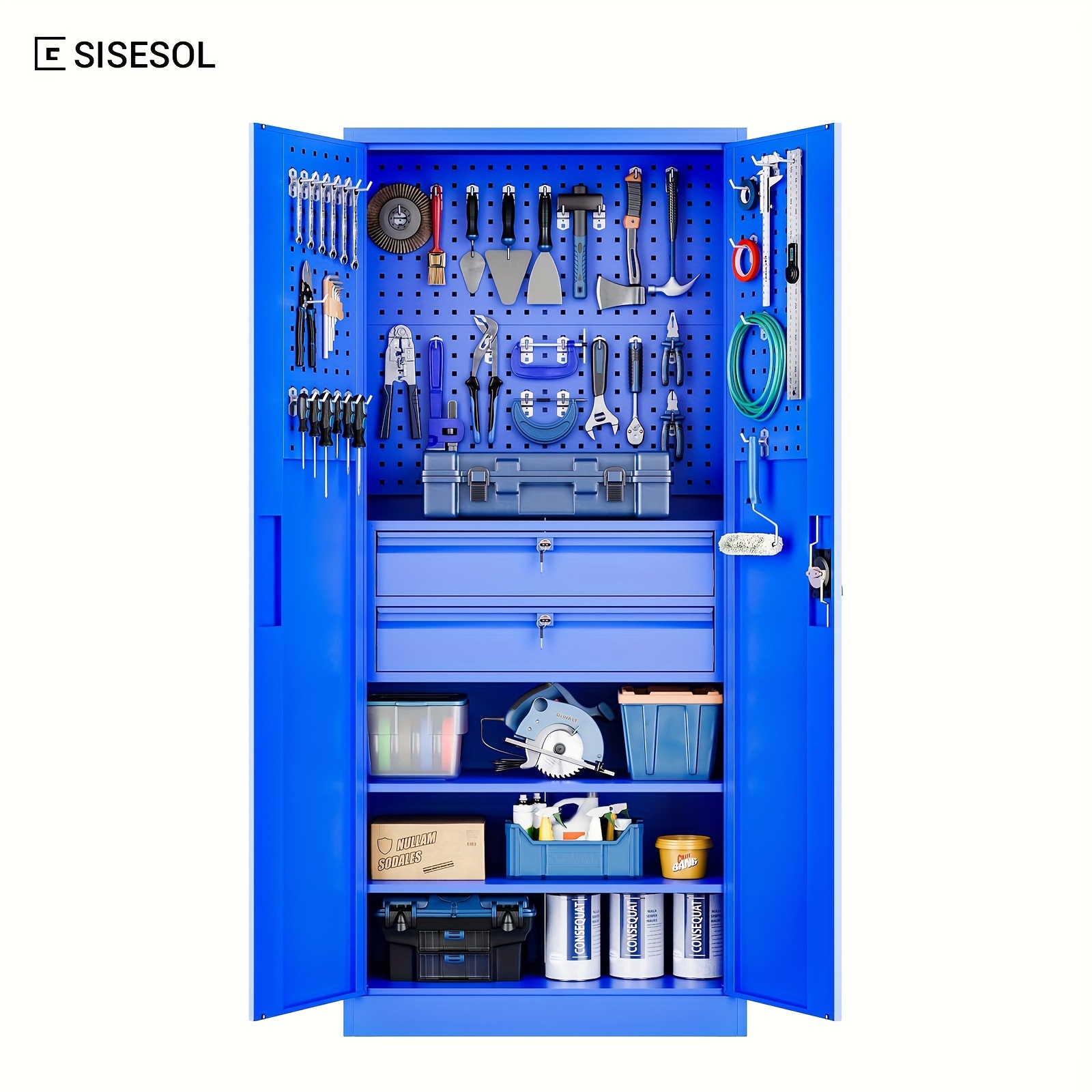 garage storage cabinet sold on Temu United States