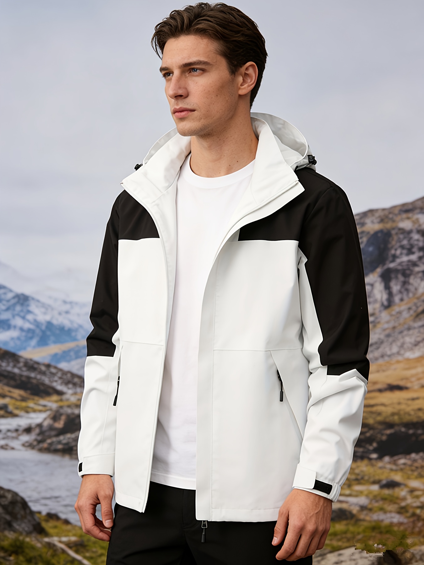 men spring jackets sold on Temu United States