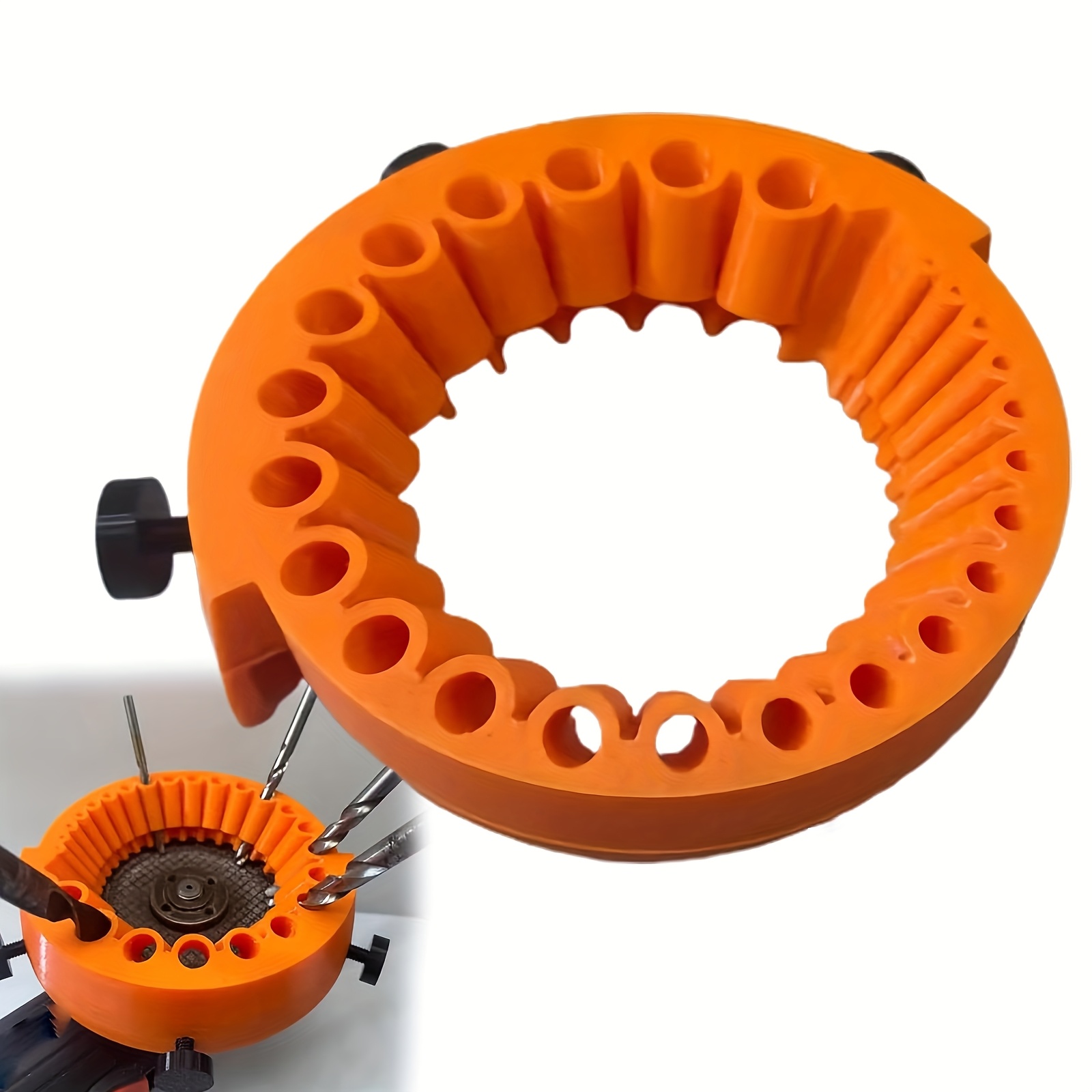 Drill Attachments Drill Sharpener Orange Portable For 2 To 13mm Drill ...