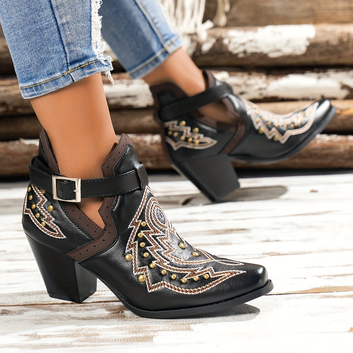 Women's Ankle Boots & Booties - Temu
