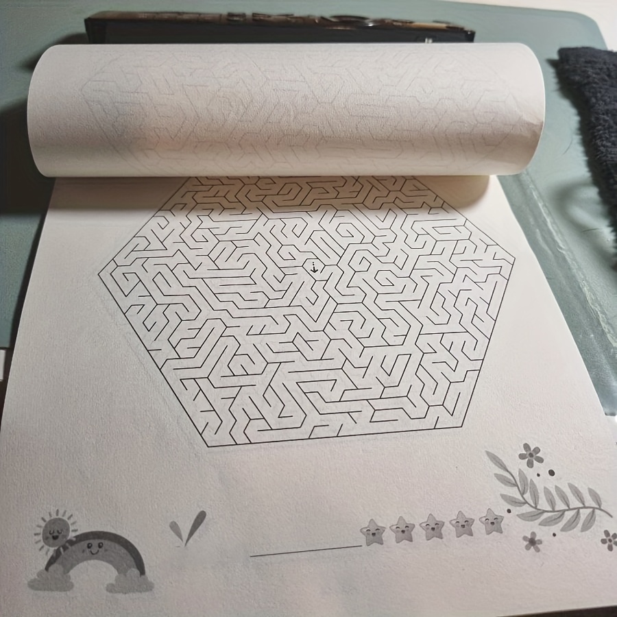 Maze Puzzle Books Teens Adults Concentration Training - Temu Sweden