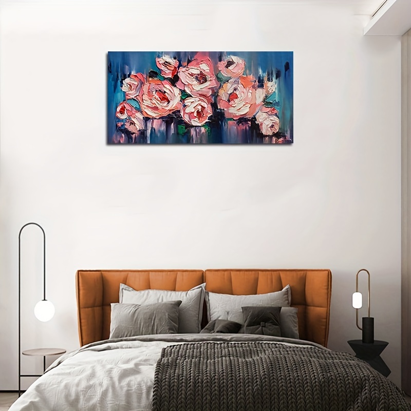 Unframed Canvas Poster Modern Art Peony Decorative Painting - Temu ...