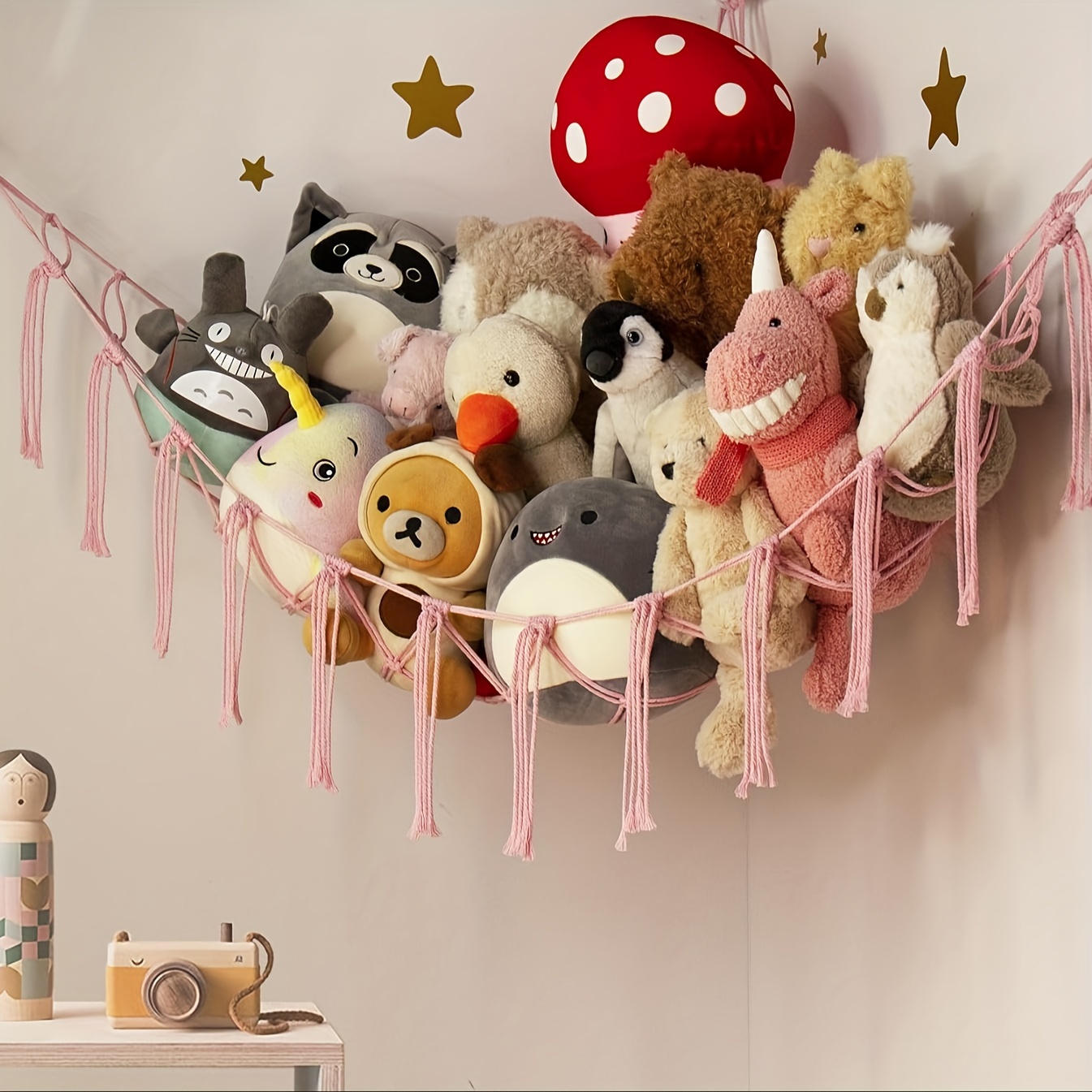 Large stuffed animal net hammock store