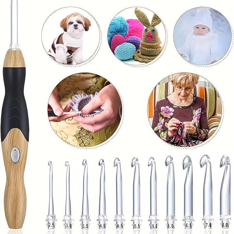 knitting and crochet supplies sold on Temu United States