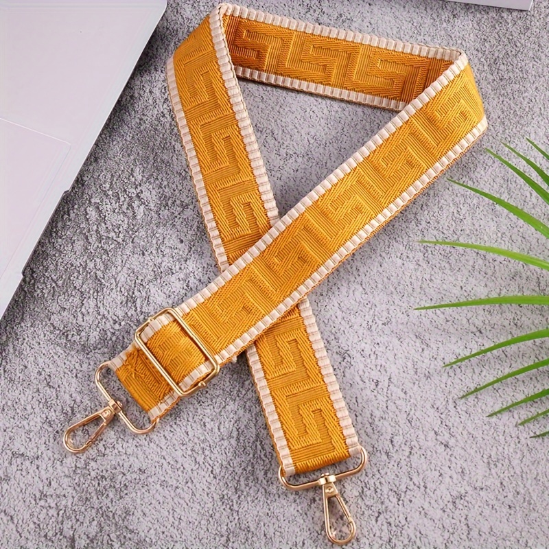 Simple Wide Bag Strap Adjustable Shoulder Bag Crossbody Bag - Temu South Africa