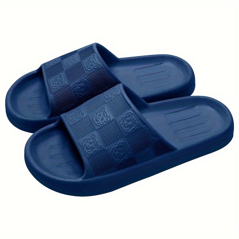 cute bear solid color slides soft sole lightweight - Temu Australia