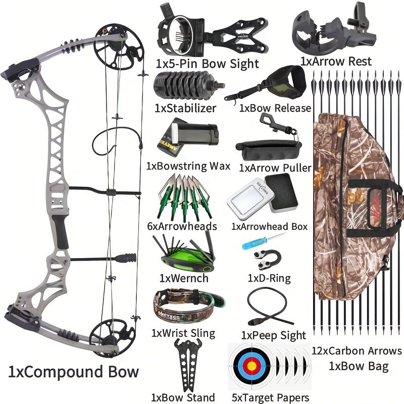 archery gear sold on Temu United States