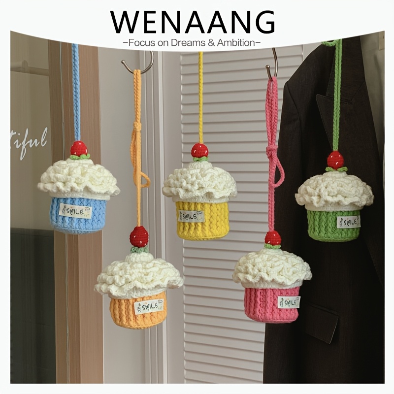 cute crochet phone bag sold on Temu United States