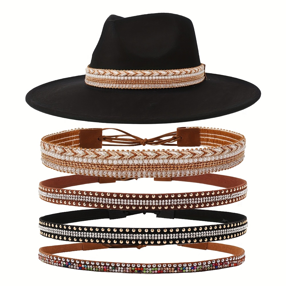 hat bands for cowboy hats sold on Temu United States