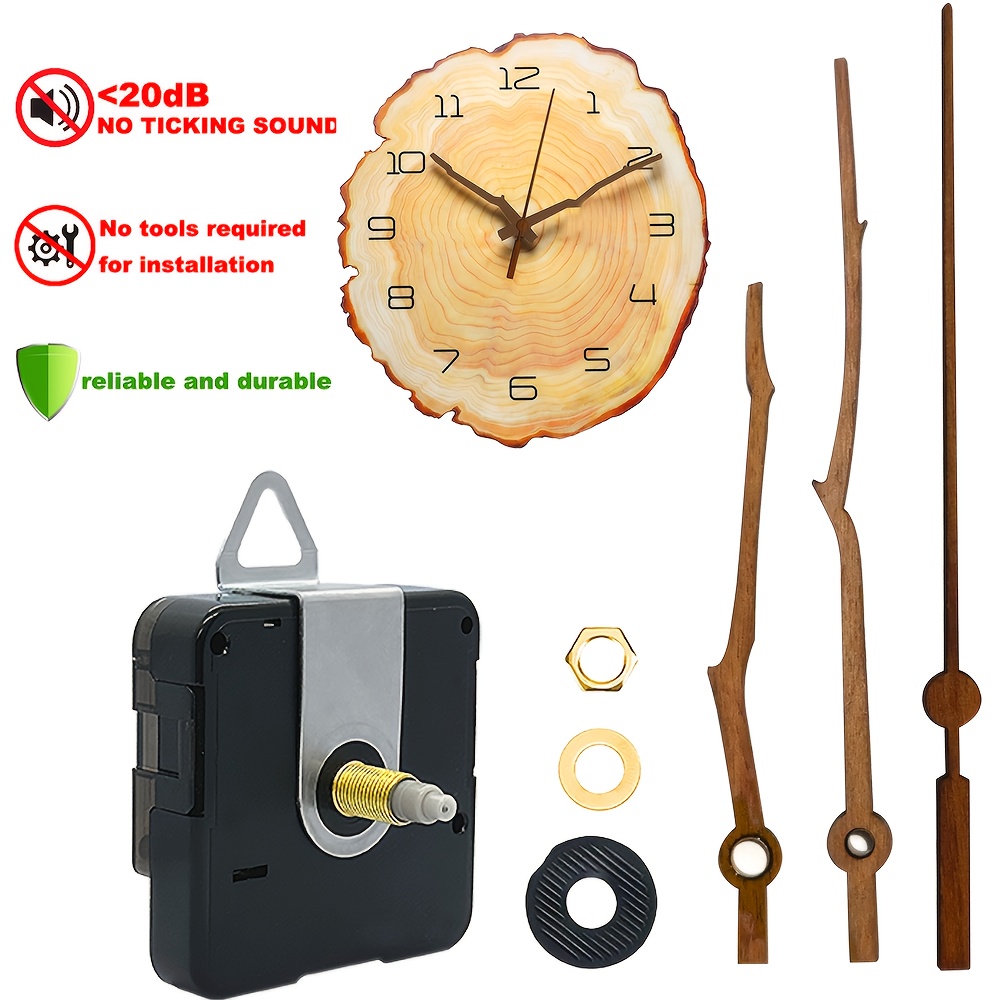 parts of a clock mechanism sold on Temu Australia