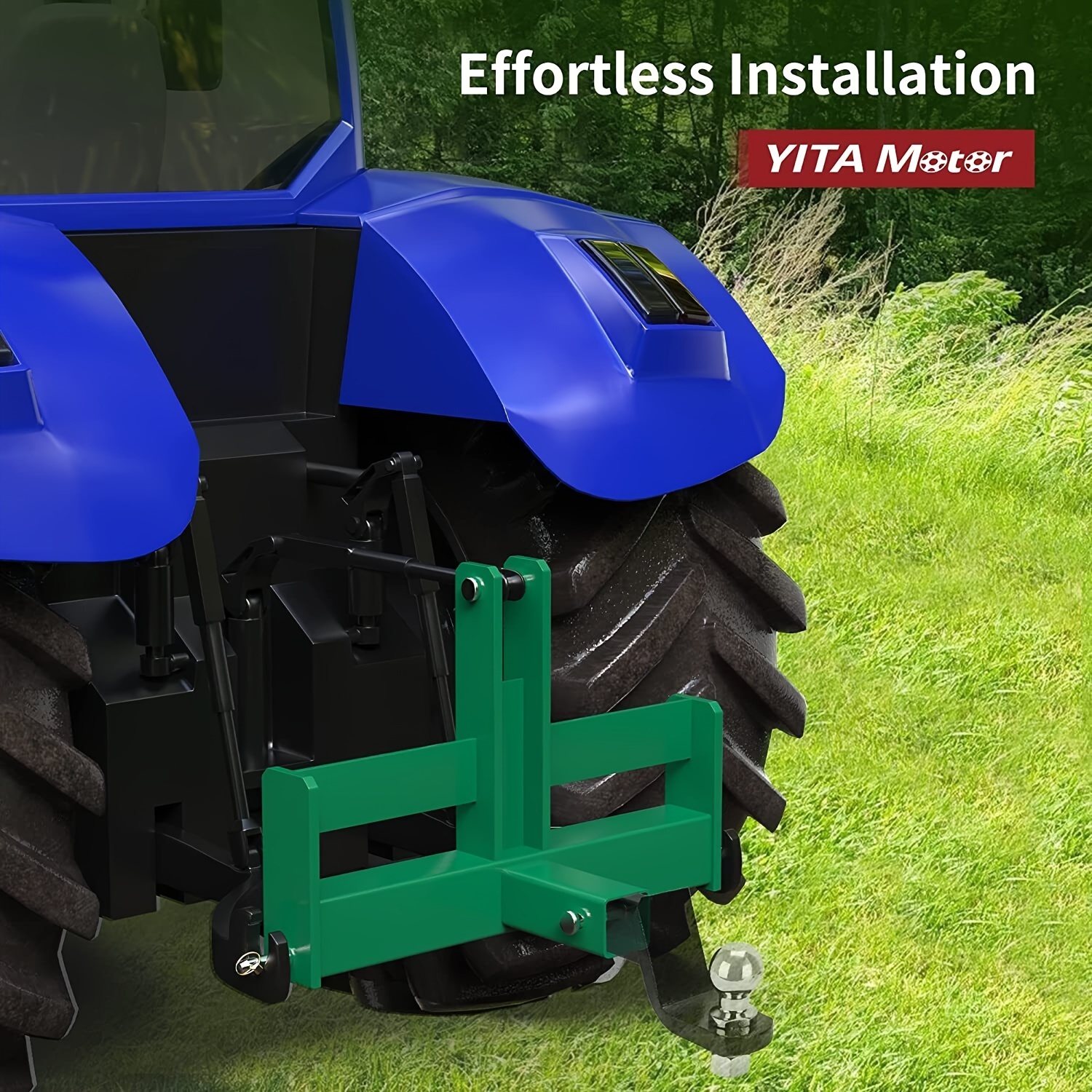 3 Point Receiver Hitch W/suitcase Weight Brackets - Temu