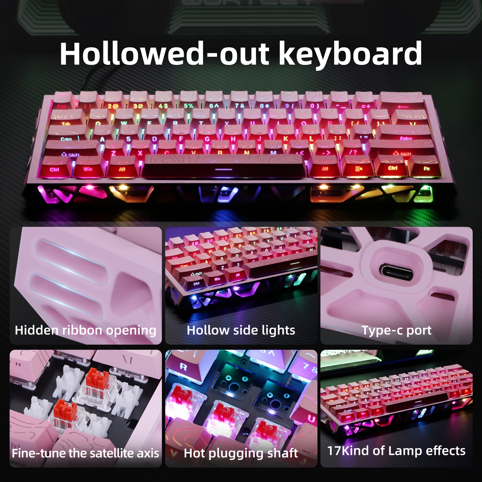 keyboards gaming sold on Temu Canada