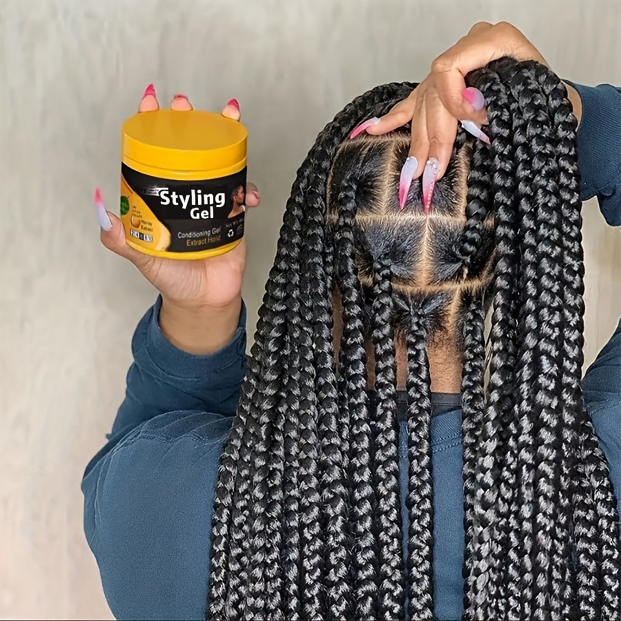 Extra Hold Conditioning Braiding Gel Natural Gloss Styling - Temu