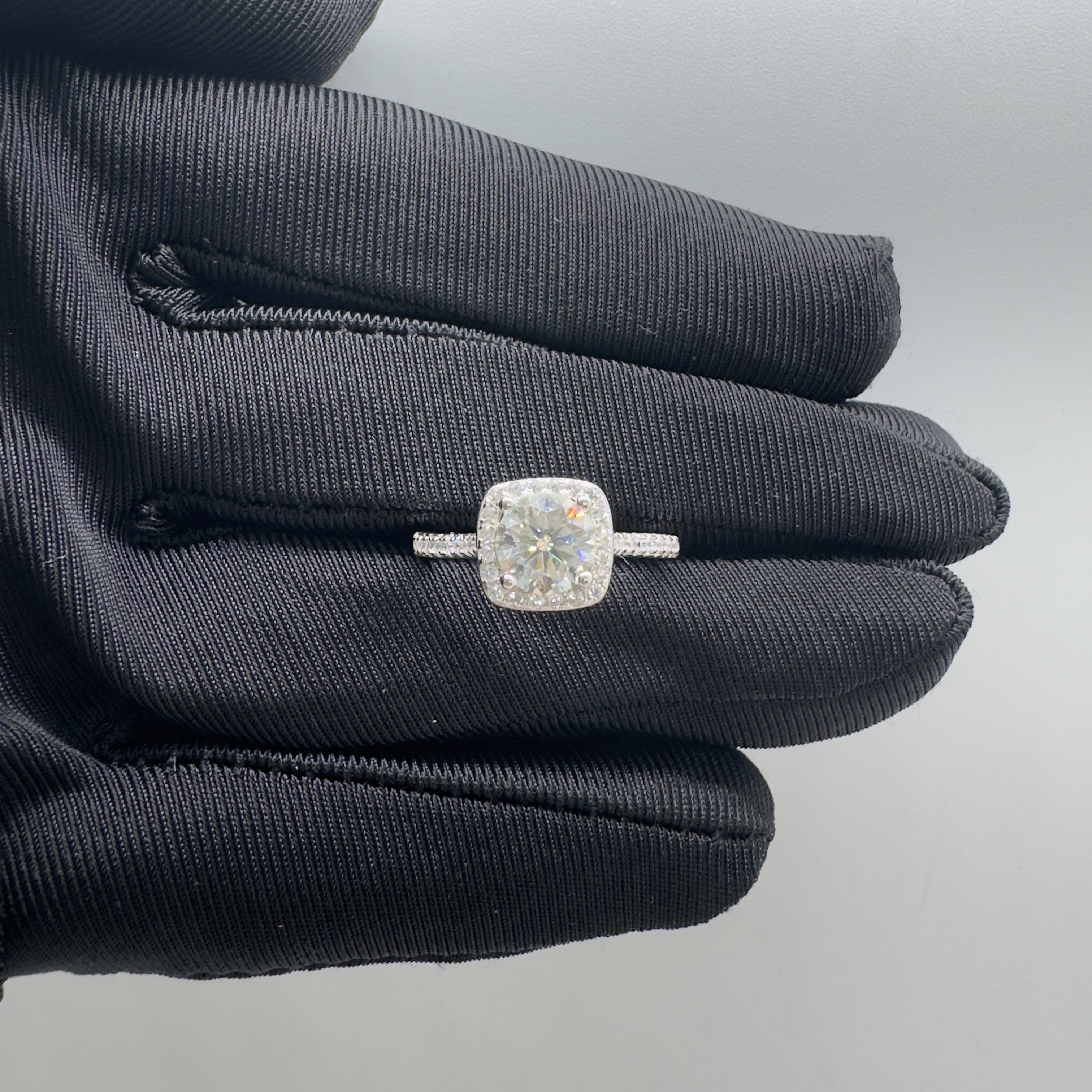 Round Cut Moissanite Decor 925 Silver Ring Girls Proposal - Temu United ...