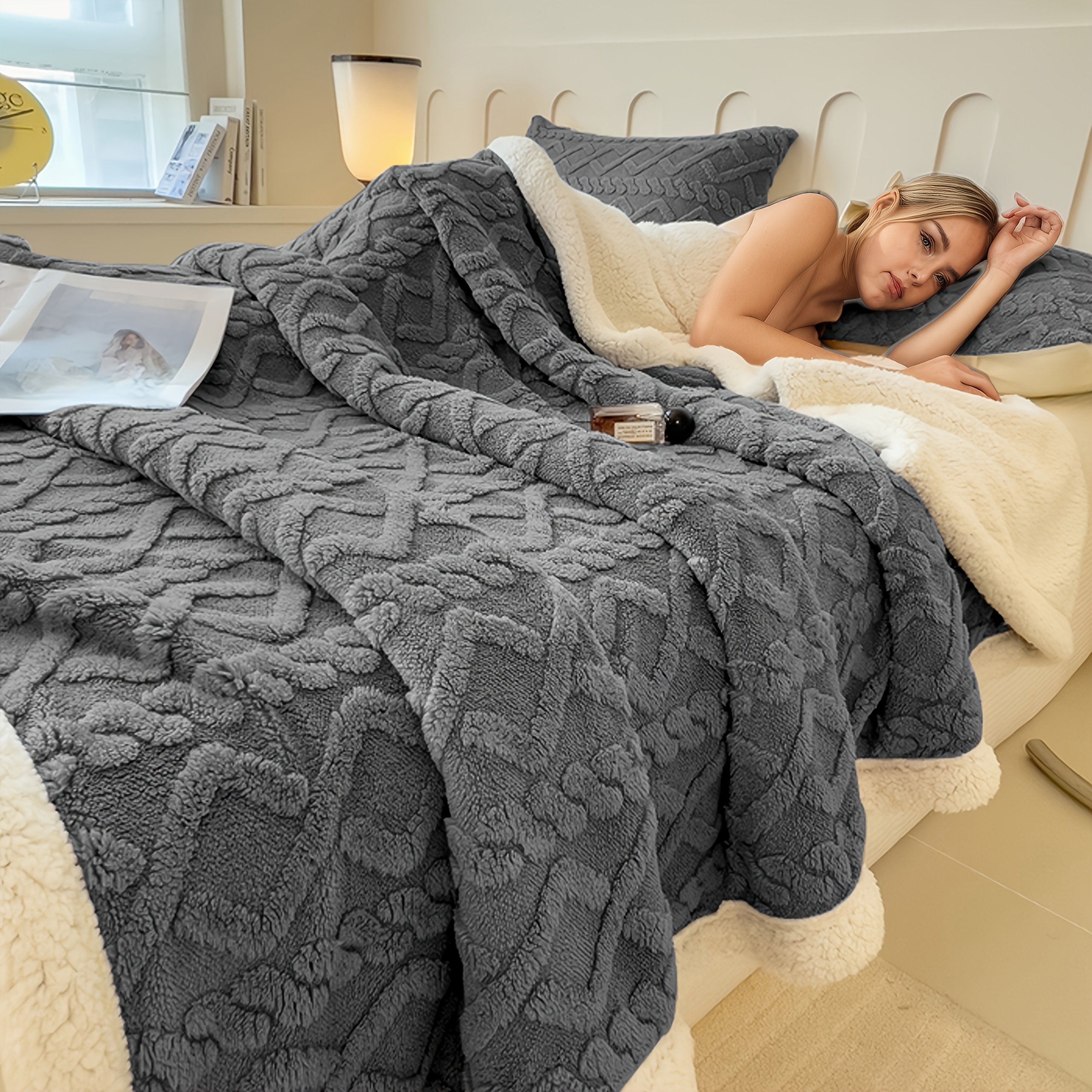 throws and blankets sold on Temu United States