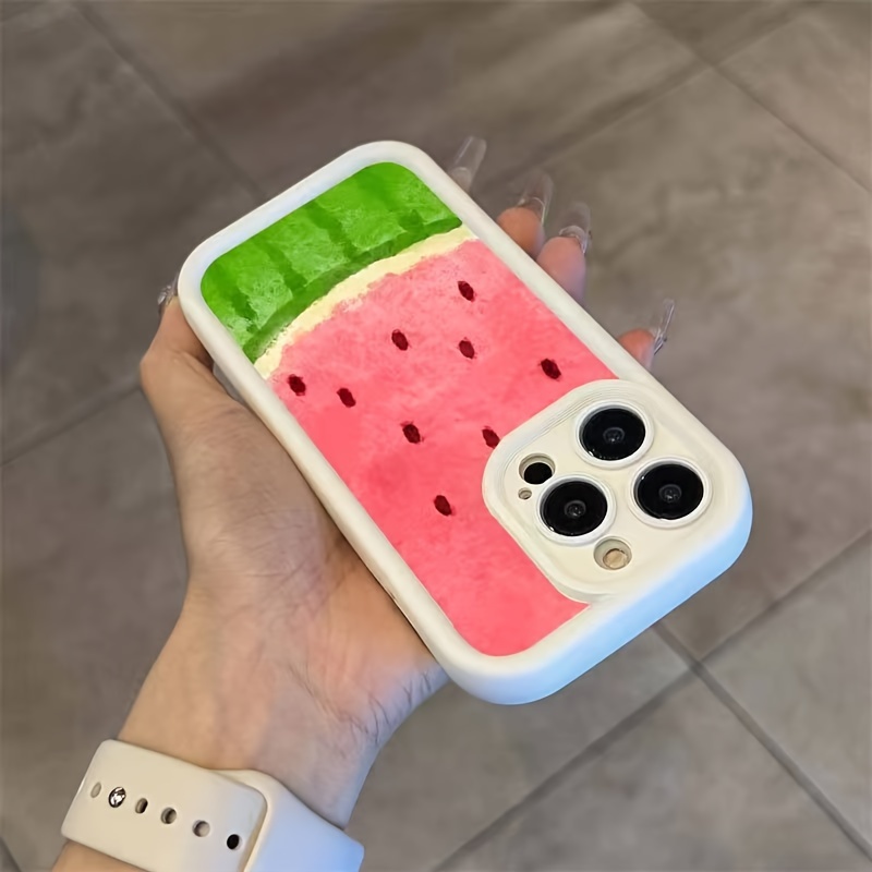 Iphone Watermelon inspired Full Coverage Phone Case An - Temu Australia