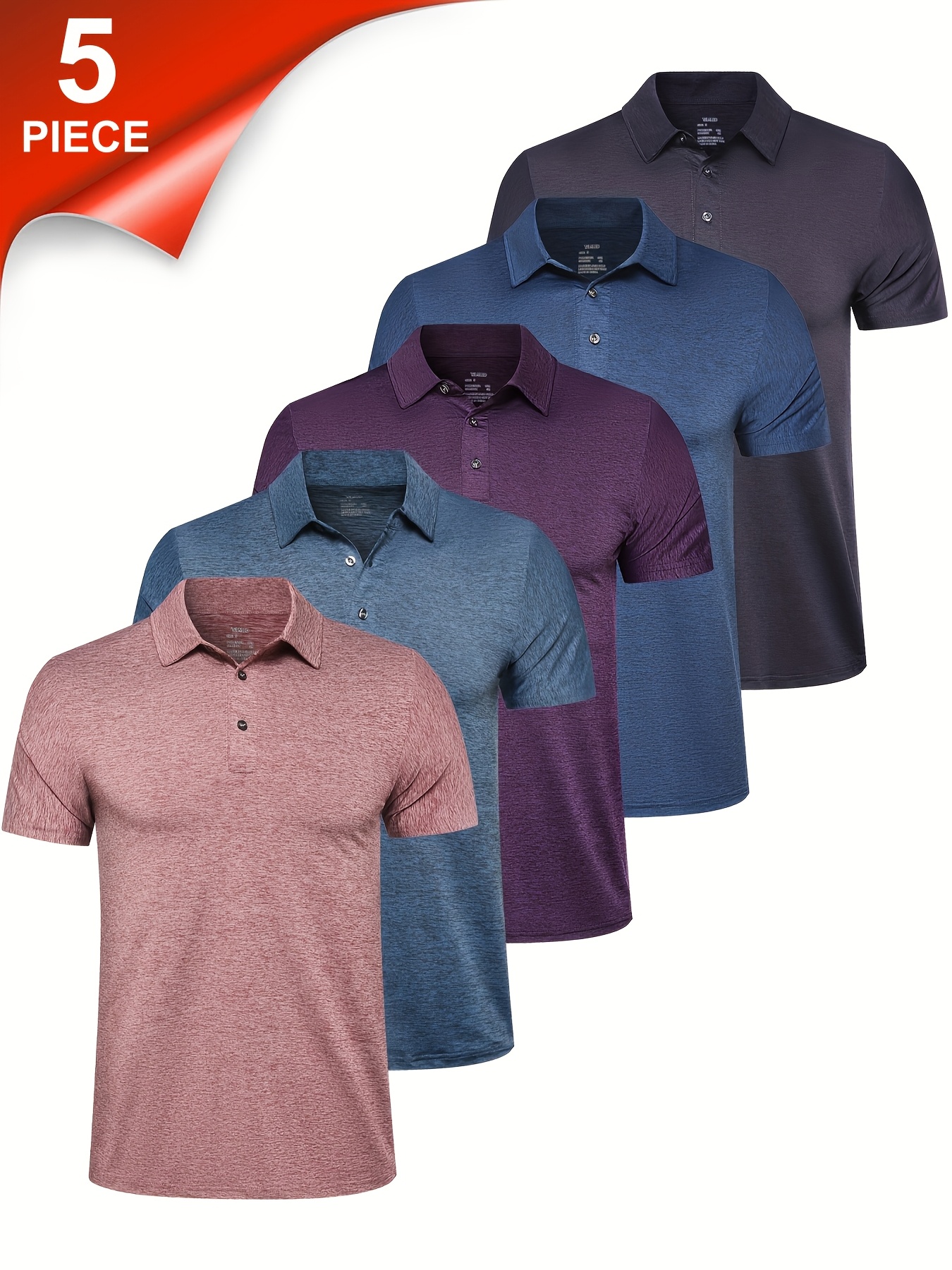 golf shirts men sold on Temu United States