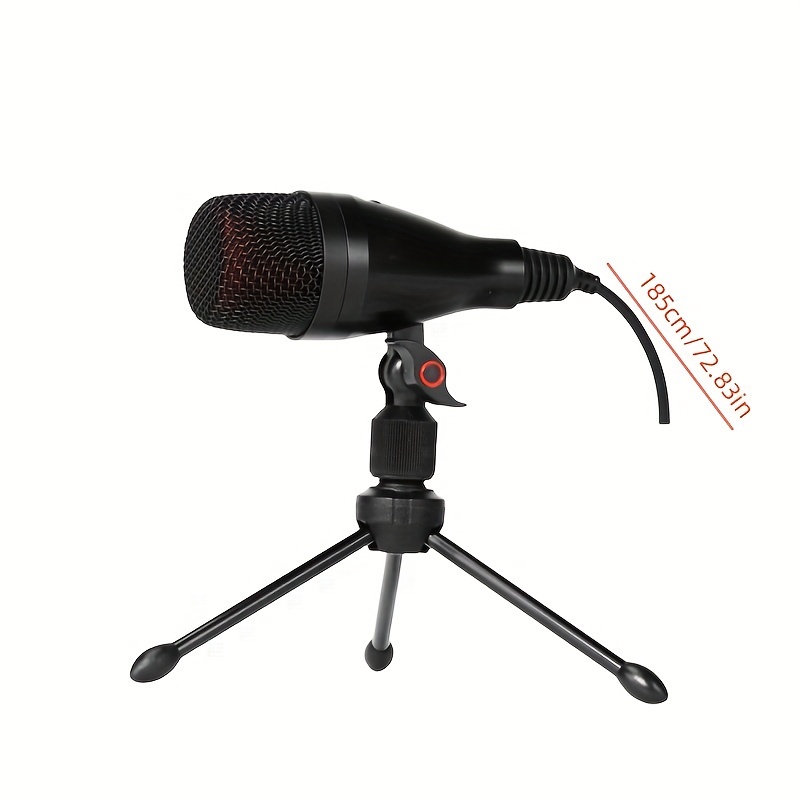 Metal Usb Condenser Wired Microphone Adjustable Desktop Anti - Temu