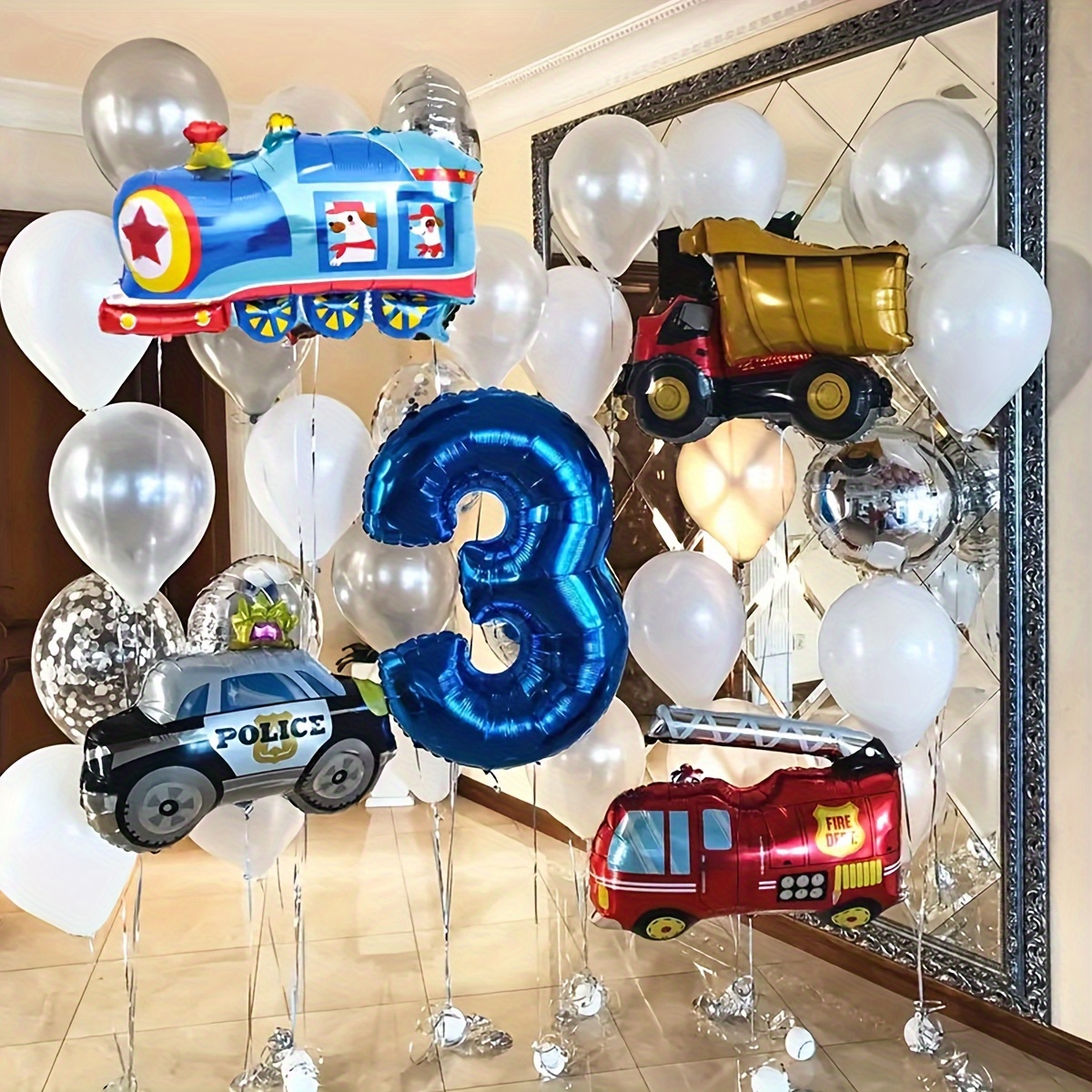 Car Vehicle Balloons: Perfect Parties Celebrations Includes - Temu ...