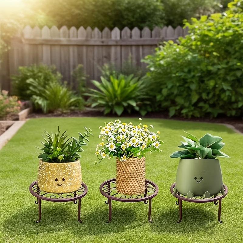 outdoor plant stands sold on Temu Australia