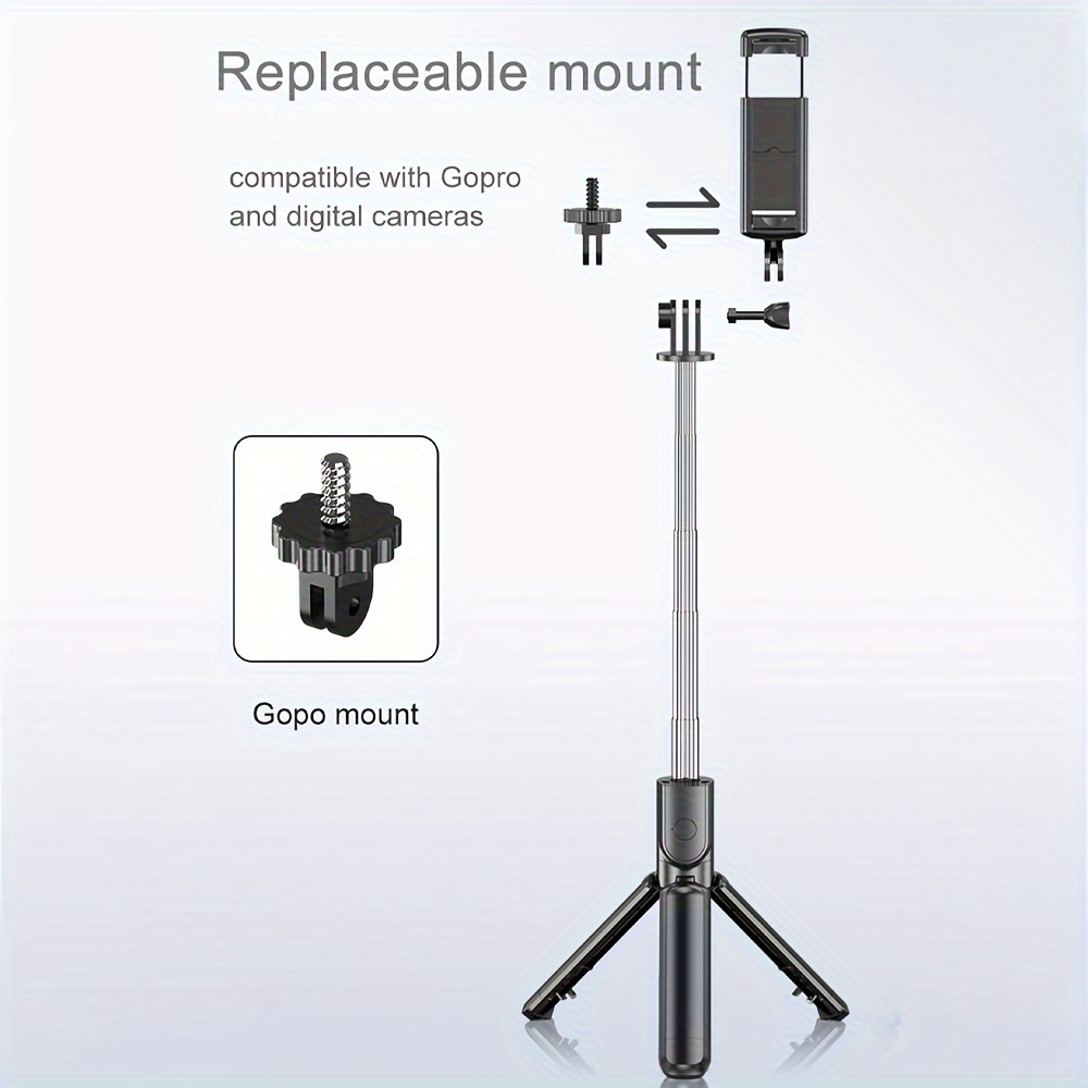 Selfie Stick Live Tripod Anti shake Foldable - Temu
