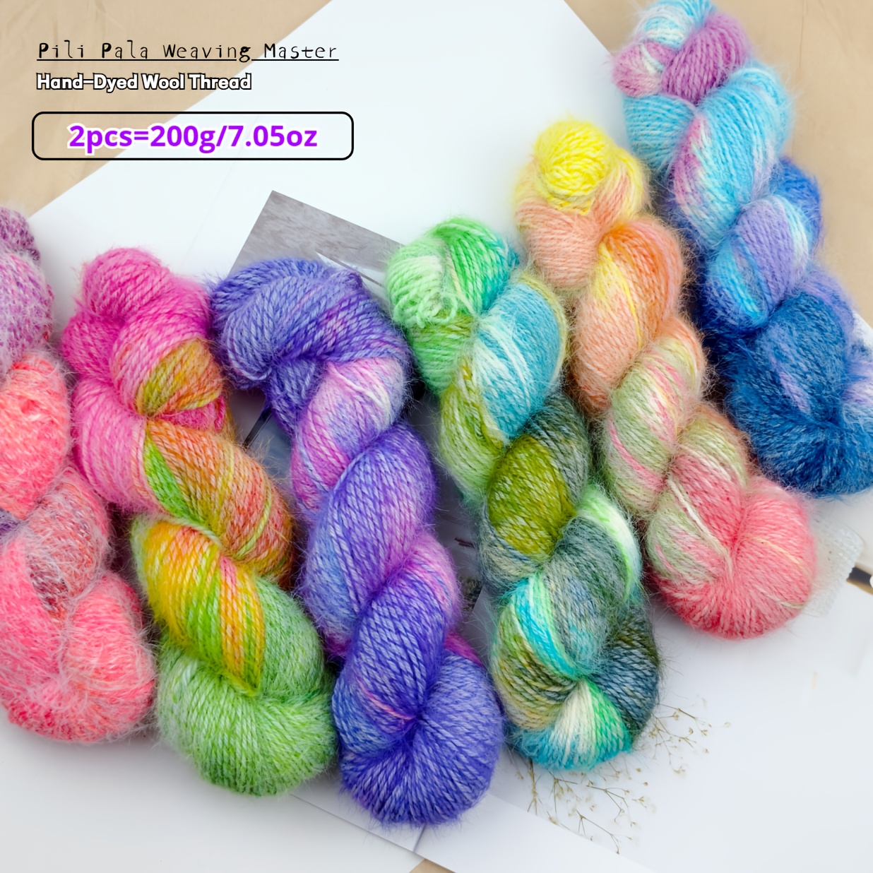 wool yarn knitting sold on Temu Australia