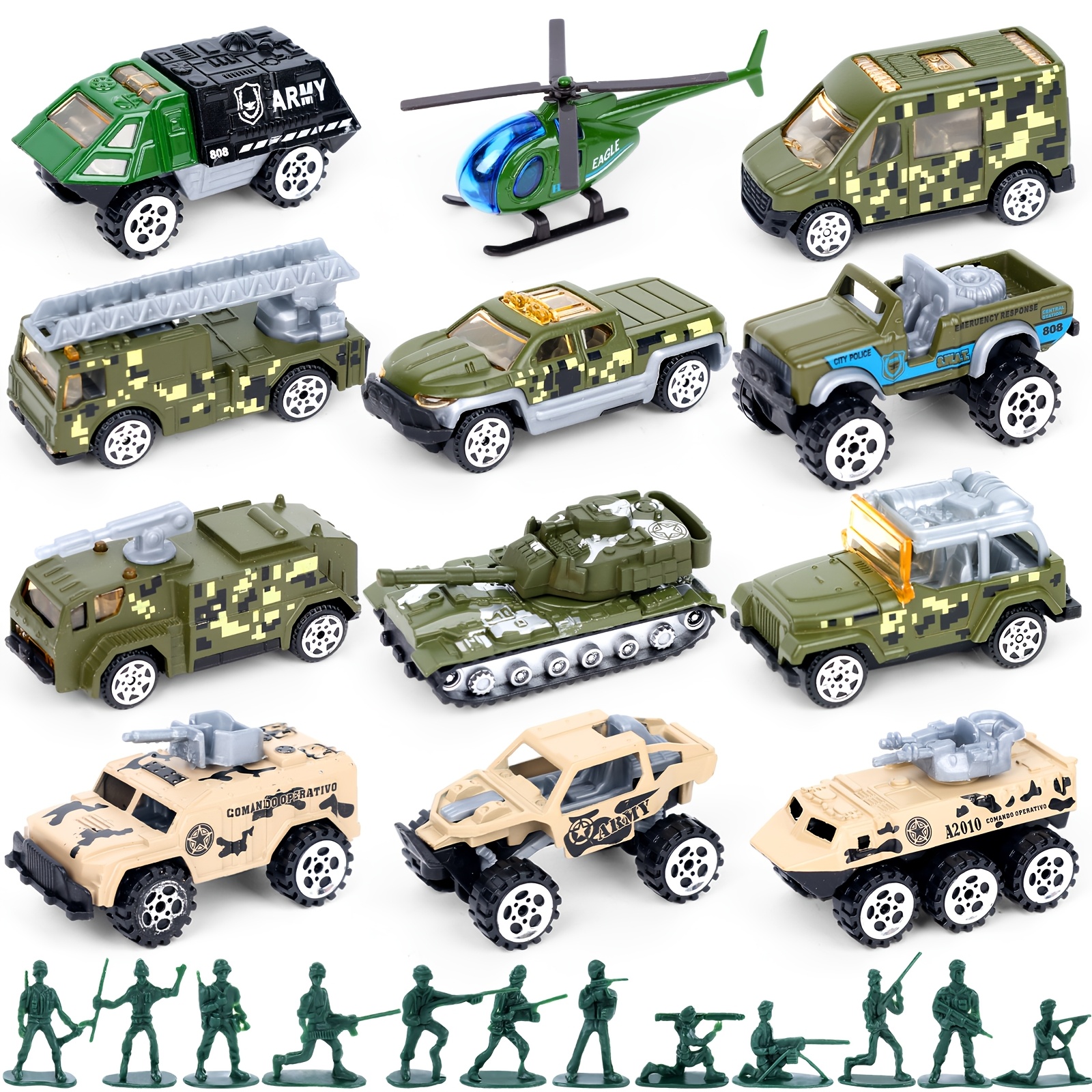 army figures toys sold on Temu United States