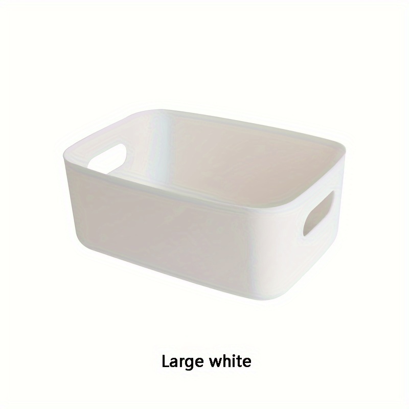 1pc Plastic Storage Bin Desktop Storage Basket Cutout - Temu Ireland