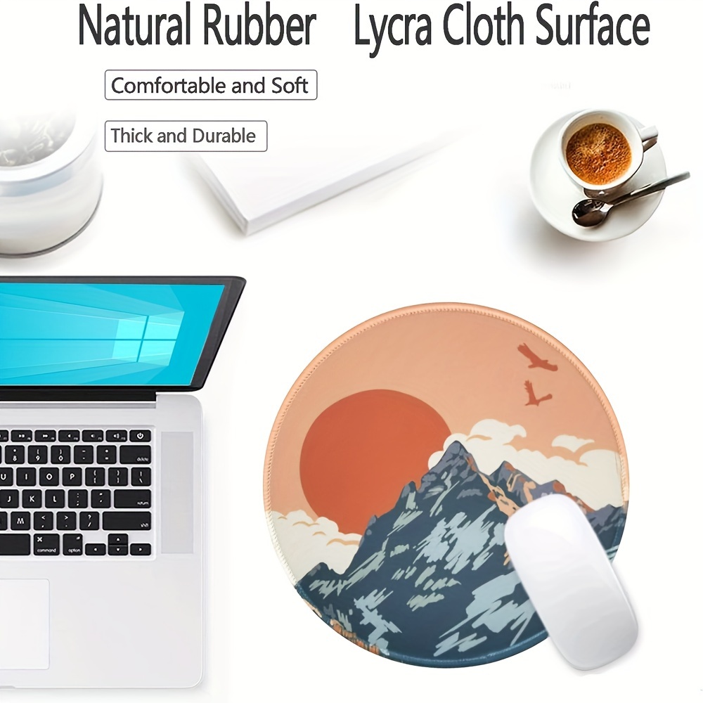 Round Mouse Pad Premium textured Mouse Pads Non slip Rubber - Temu Ireland
