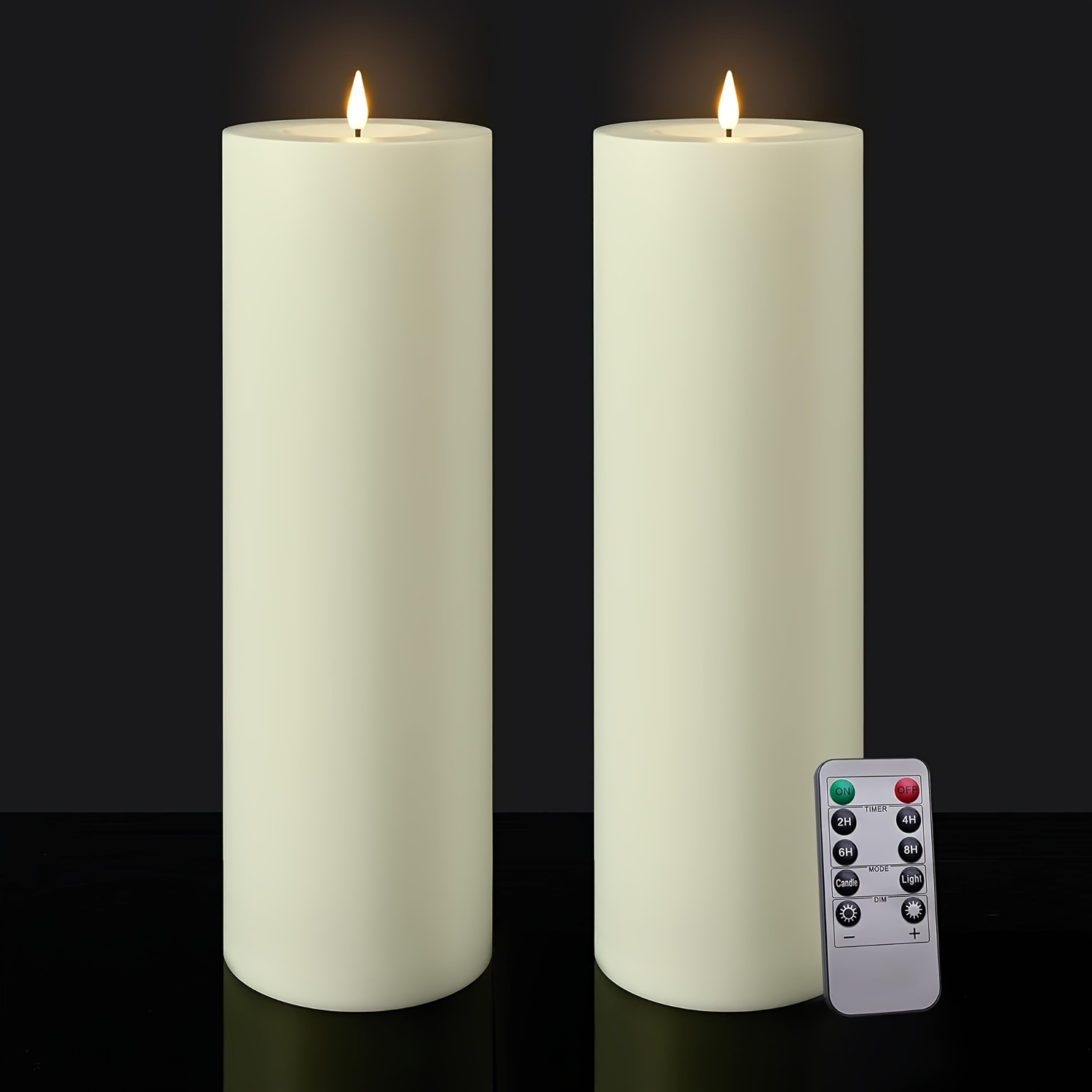 Extra Large Flameless Candles