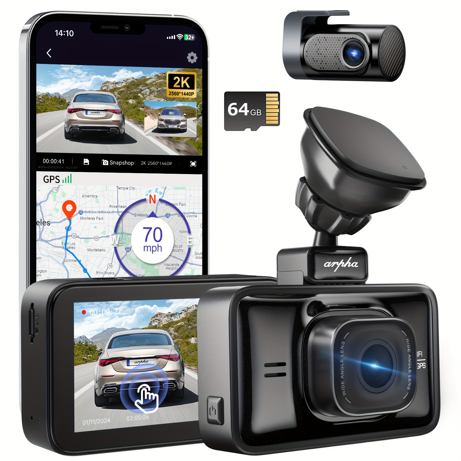 dash cameras sold on Temu United States