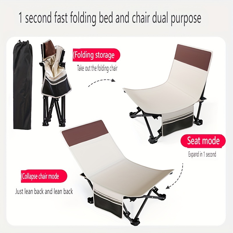 Folding Beach Chair Chaise Lounge Mat Portable - Temu