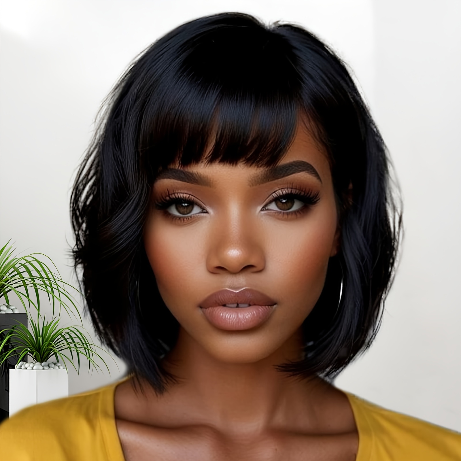 short wigs sold on Temu United States