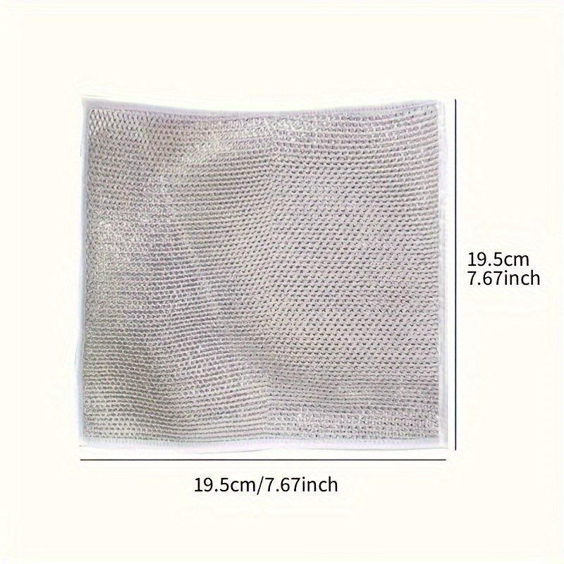 wire dishwashing cloth mesh dishcloth kitchen stove - Temu