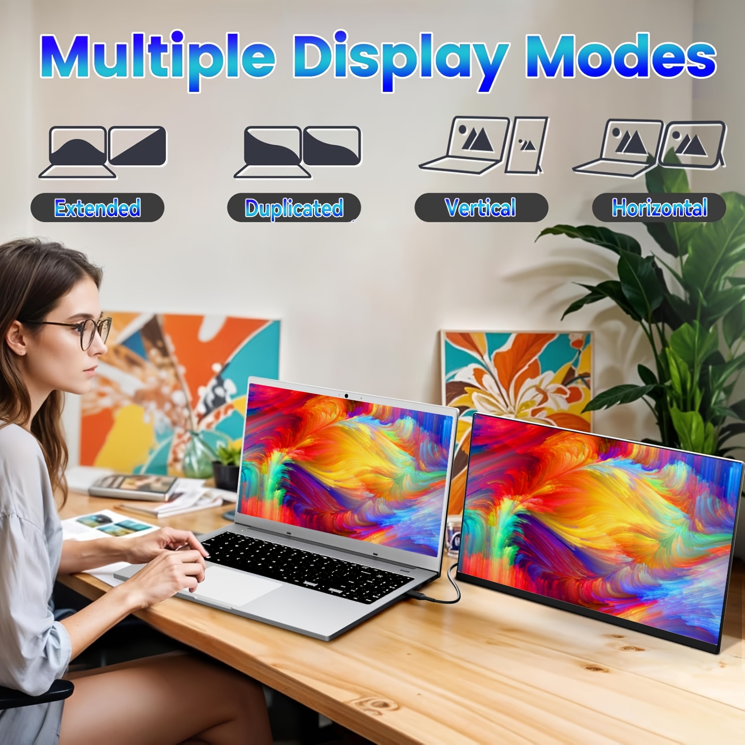 laptop screen extender sold on Temu United States