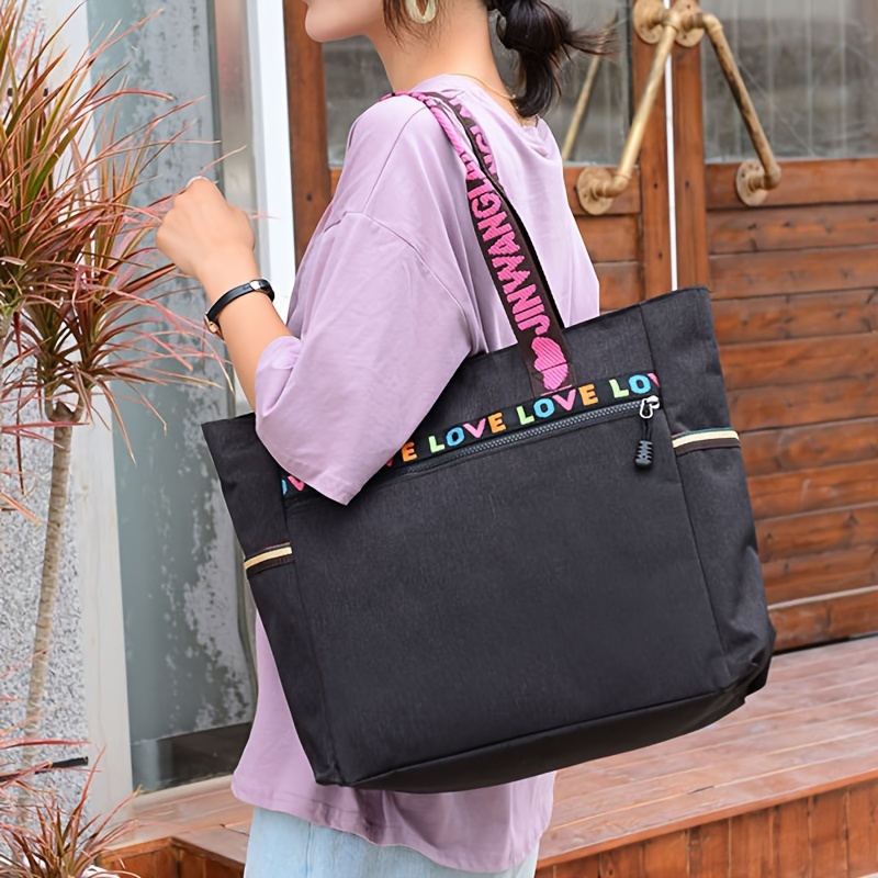 Casual Fashion Handbag Large Capacity Trendy Tote Bag - Temu Canada