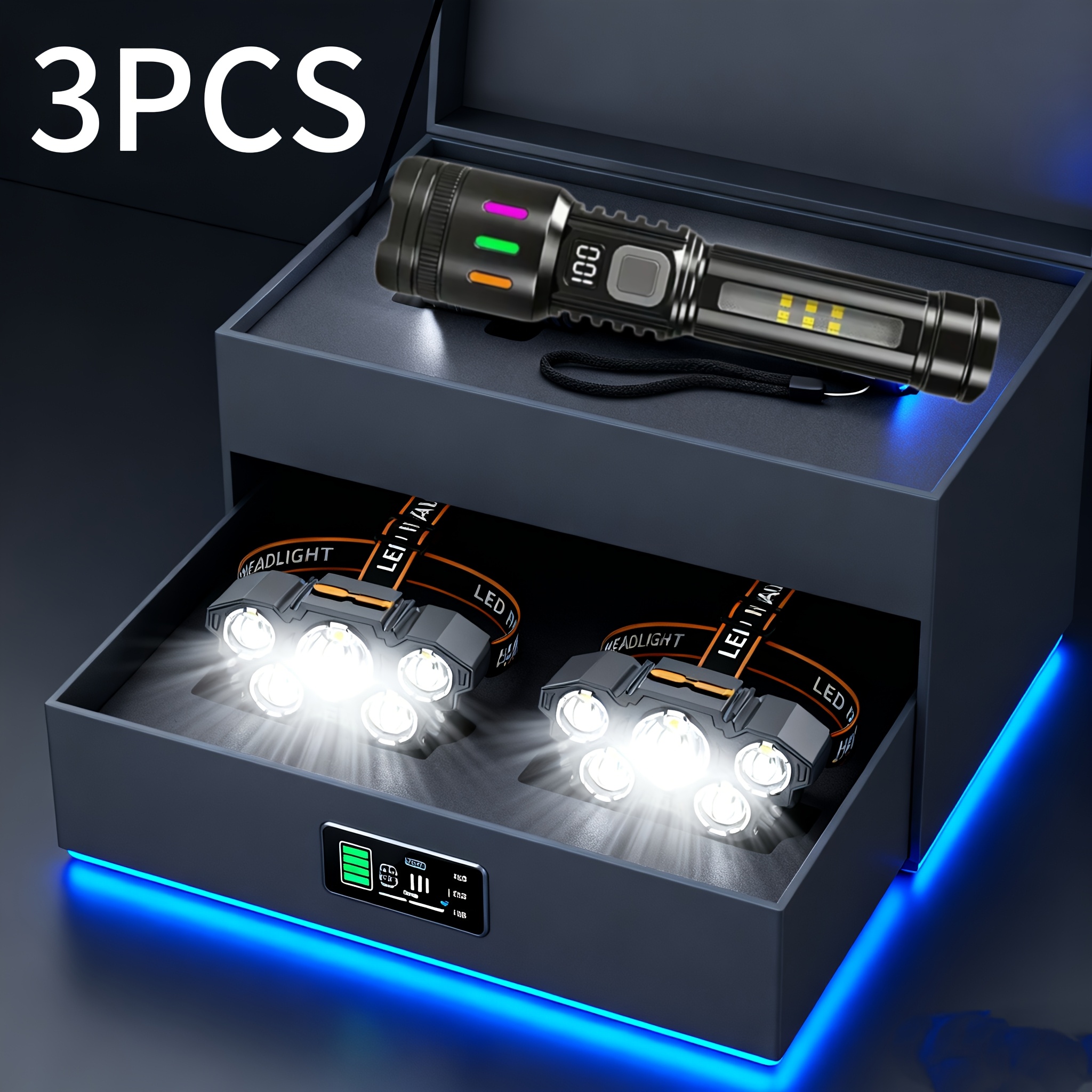 flashlights sold on Temu United States