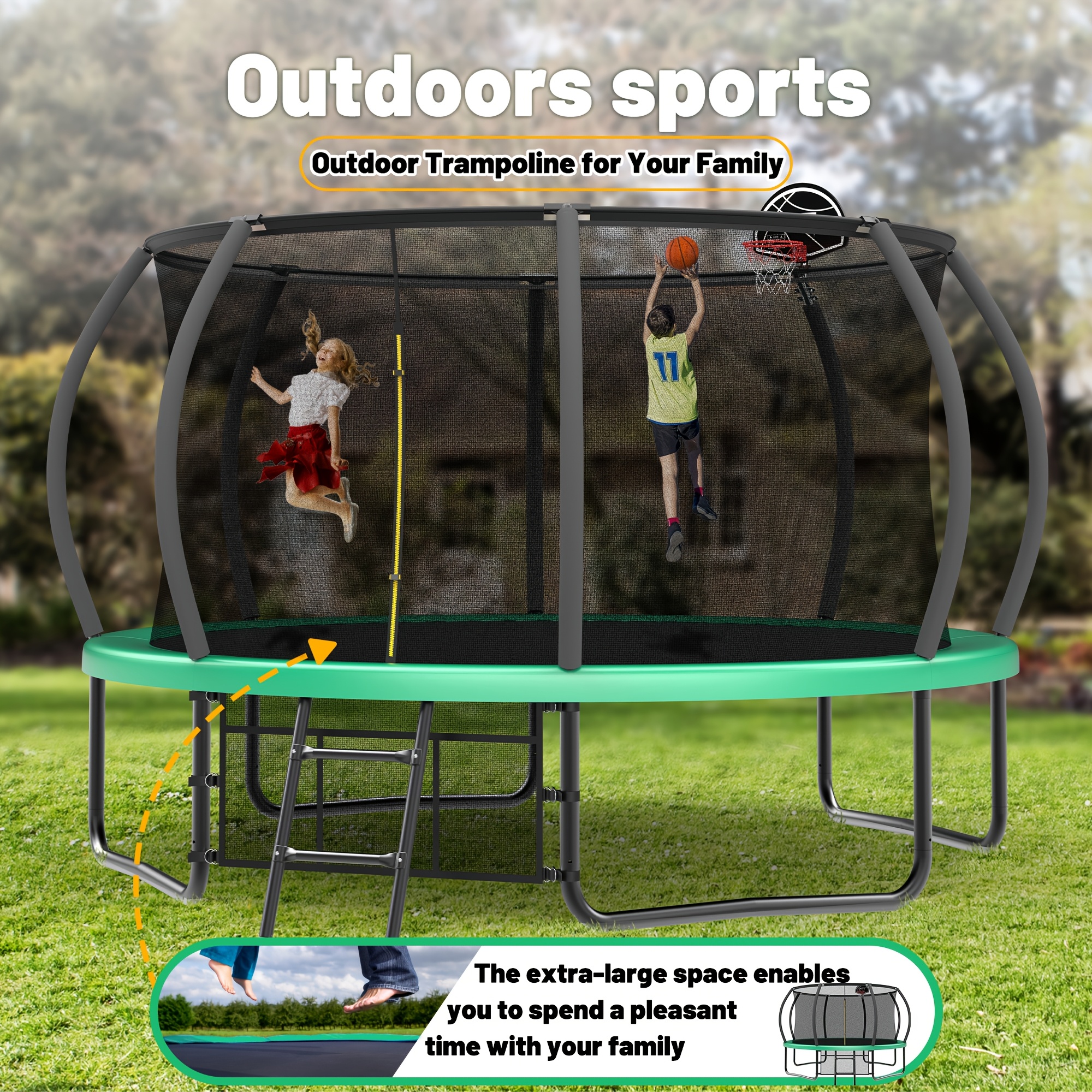 with Our High-Energy Trampolines - Shop Now - Temu