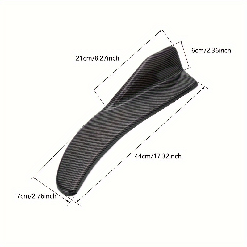 Universal Carbon Fiber Screen Car Bumper Spoiler Front Lip - Temu