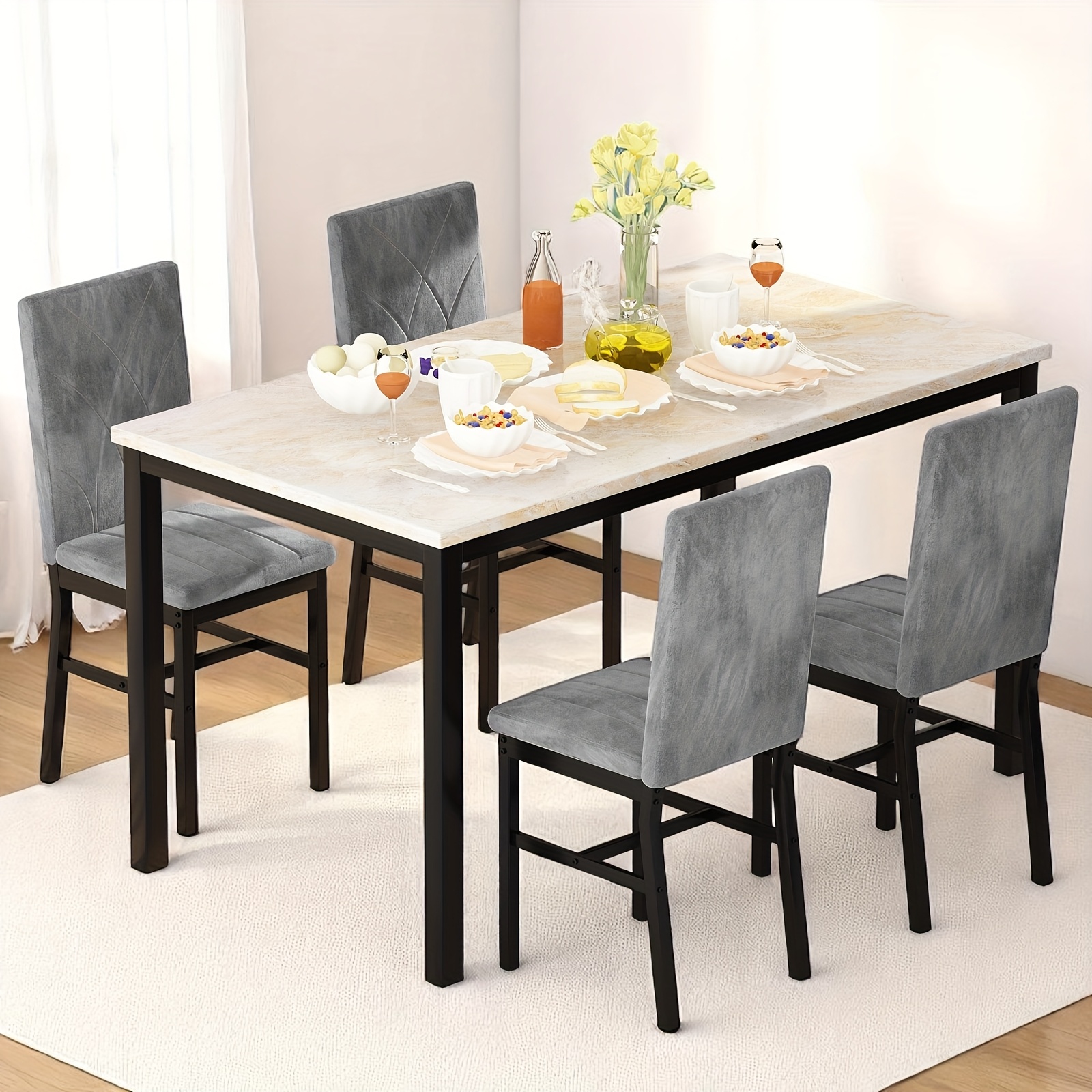 tables and chairs sold on Temu United States
